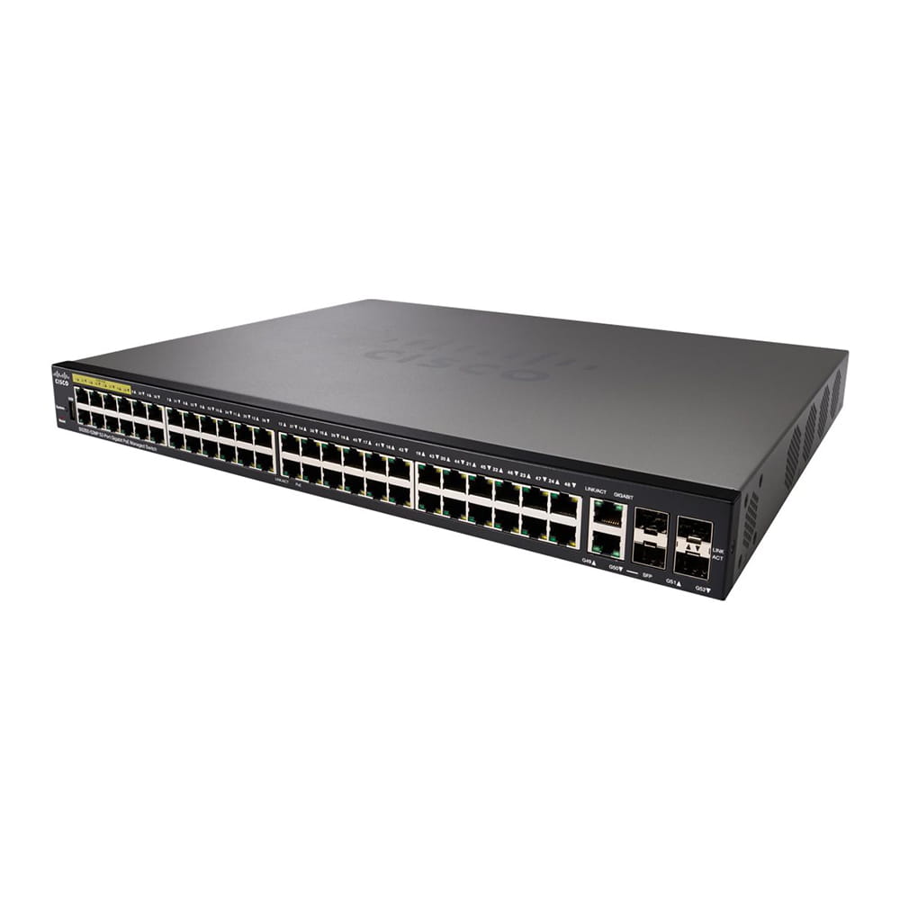 Cisco SG350-52MP-K9-EU | datasheet | d'occasion | refurbished